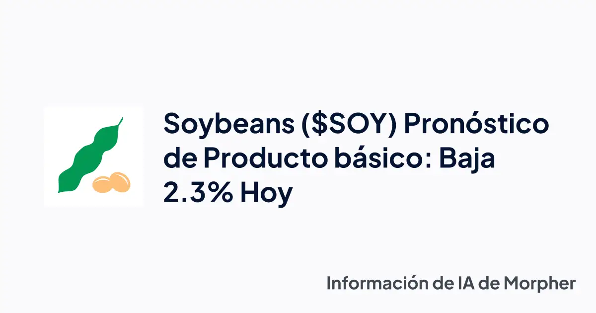 Soybeans ($SOY) Commodity Forecast