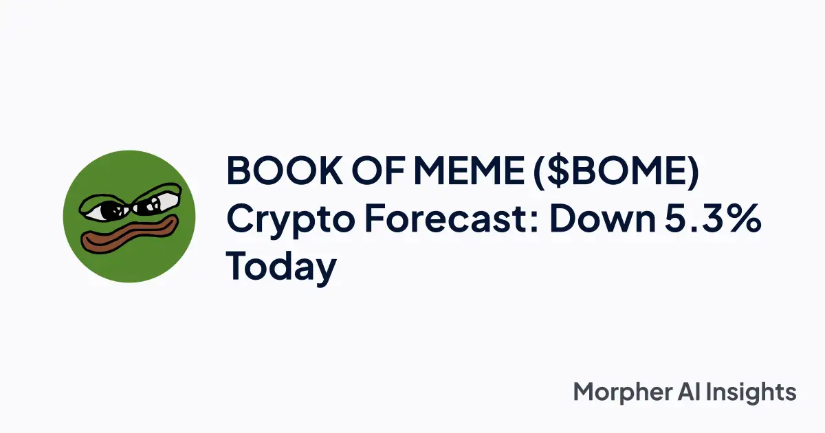 BOOK OF MEME ($BOME) Crypto Forecast