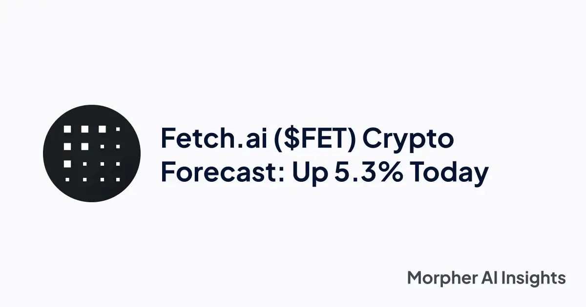 Fetch.ai ($FET) Crypto Forecast