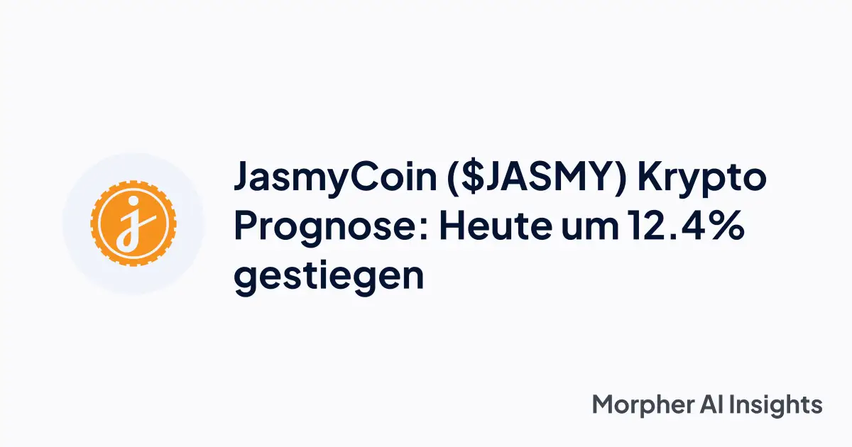 JasmyCoin ($JASMY) Crypto Forecast