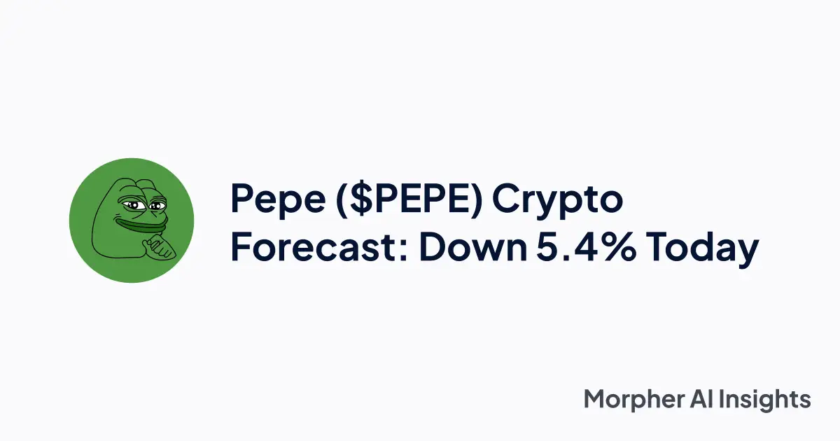 Pepe ($PEPE) Crypto Forecast