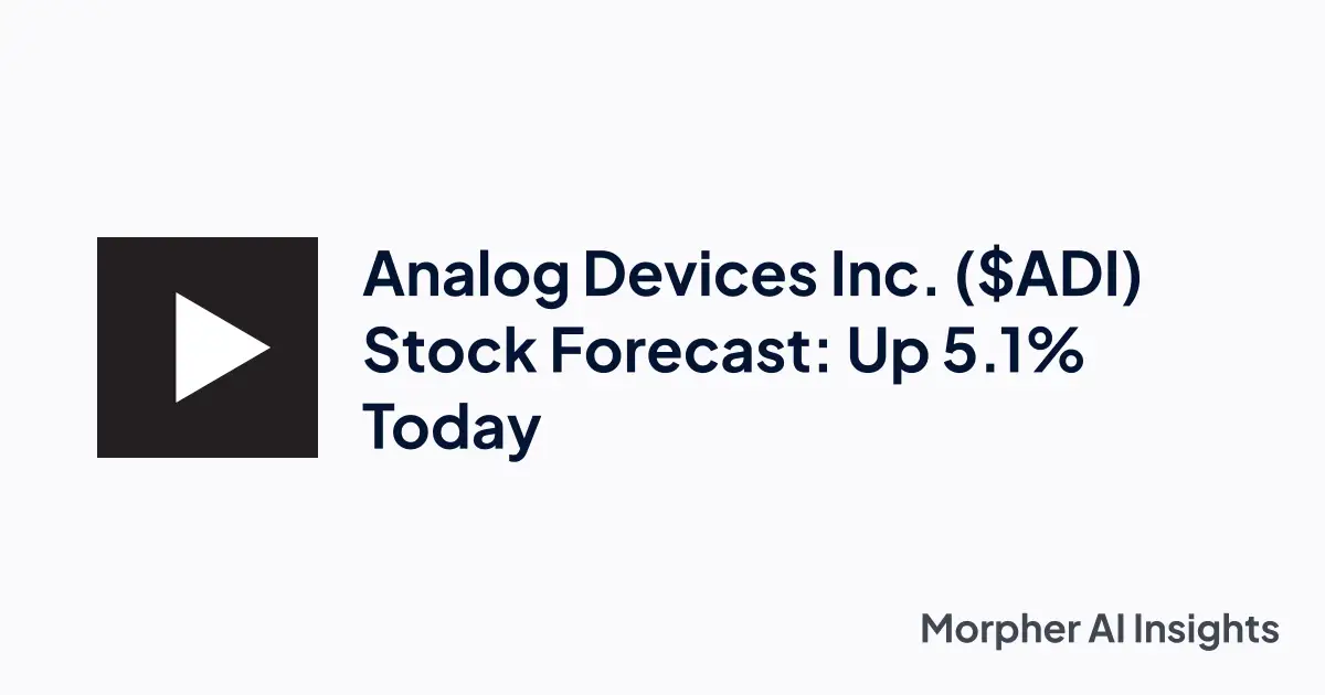 Analog Devices Inc. ($ADI) Stock Forecast