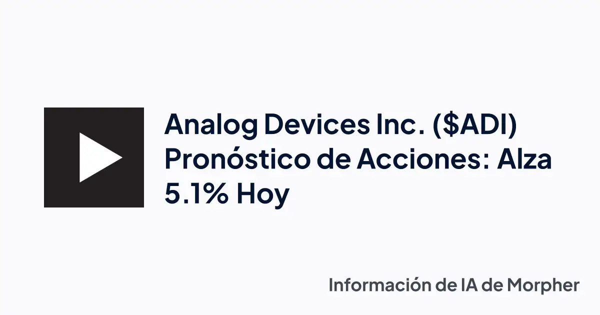 Analog Devices Inc. ($ADI) Stock Forecast