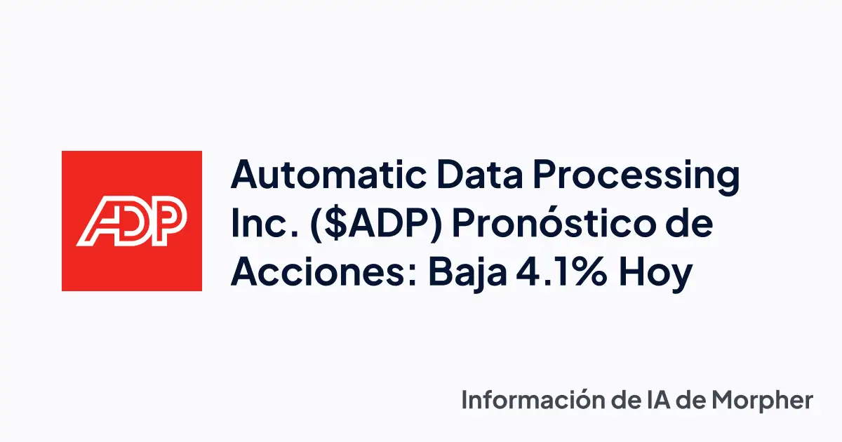 Automatic Data Processing Inc. ($ADP) Stock Forecast