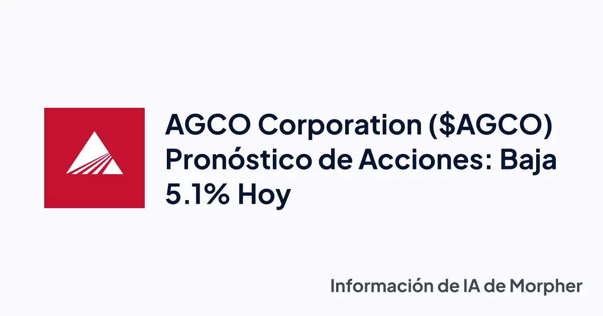 AGCO Corporation ($AGCO) Stock Forecast