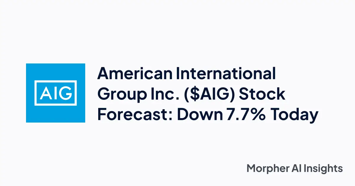 American International Group Inc. ($AIG) Stock Forecast