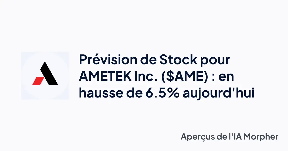 AMETEK Inc. ($AME) Stock Forecast