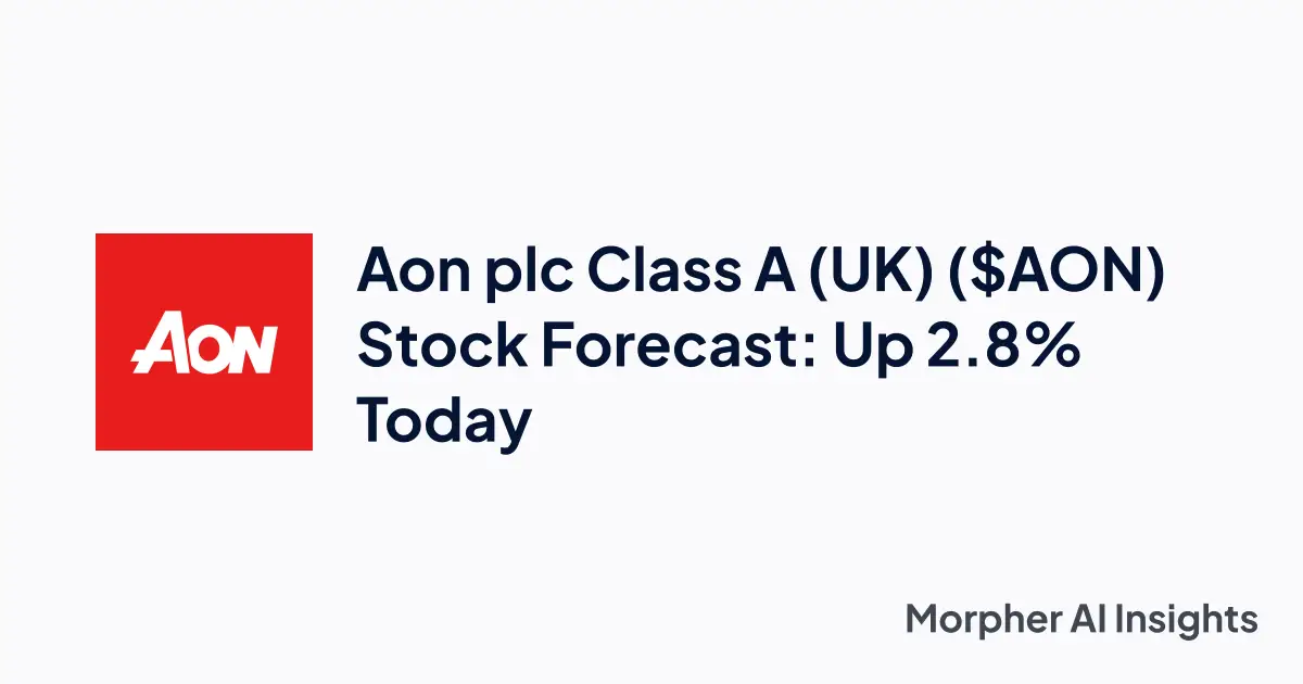 Aon plc Class A (UK) ($AON) Stock Forecast