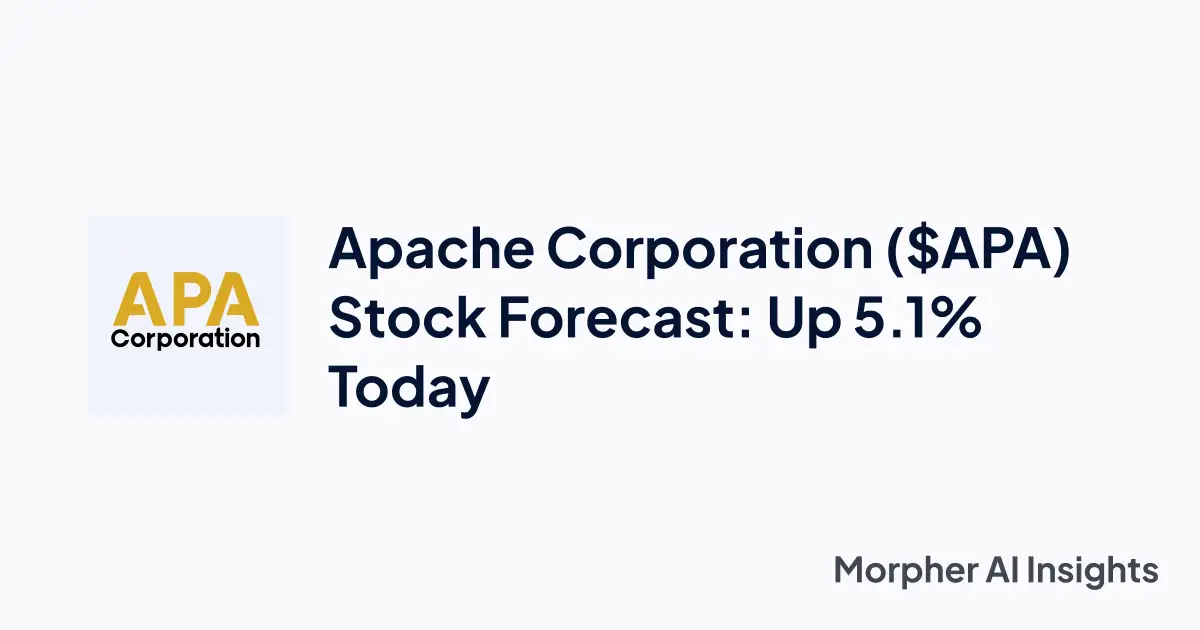 Apache Corporation ($APA) Stock Forecast
