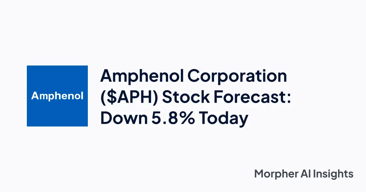 Amphenol Corporation ($APH) Stock Forecast