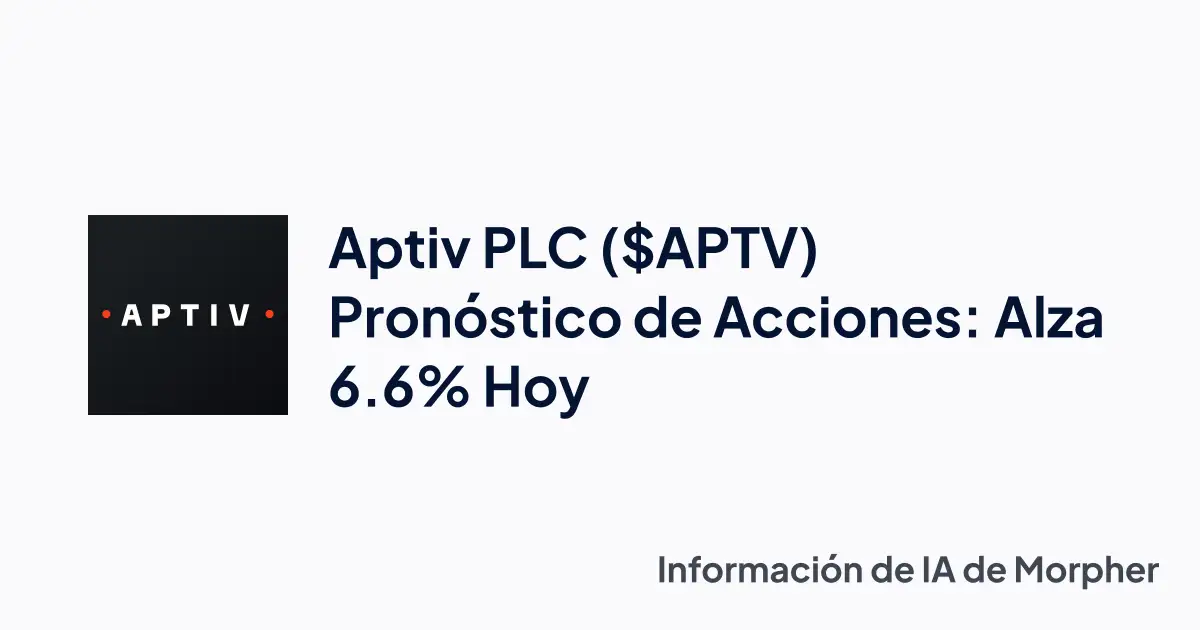 Aptiv PLC ($APTV) Stock Forecast