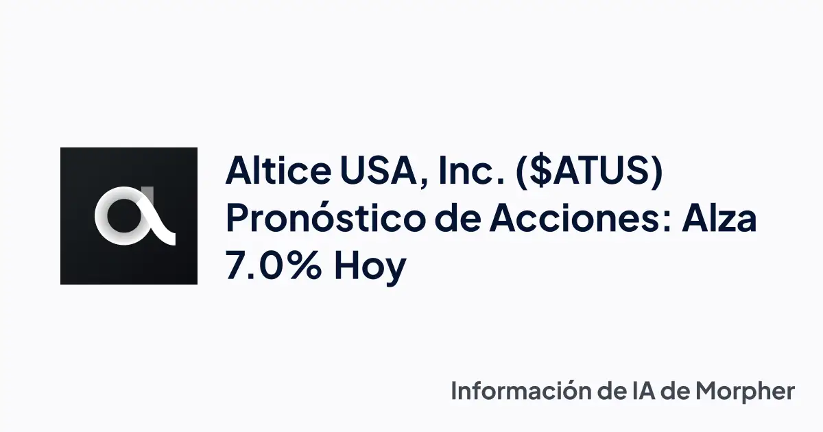 Altice USA, Inc. ($ATUS) Stock Forecast