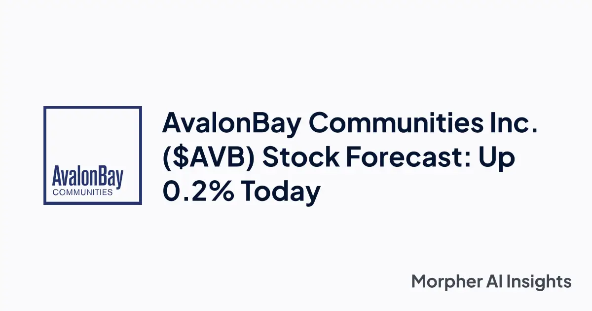 AvalonBay Communities Inc. ($AVB) Stock Forecast