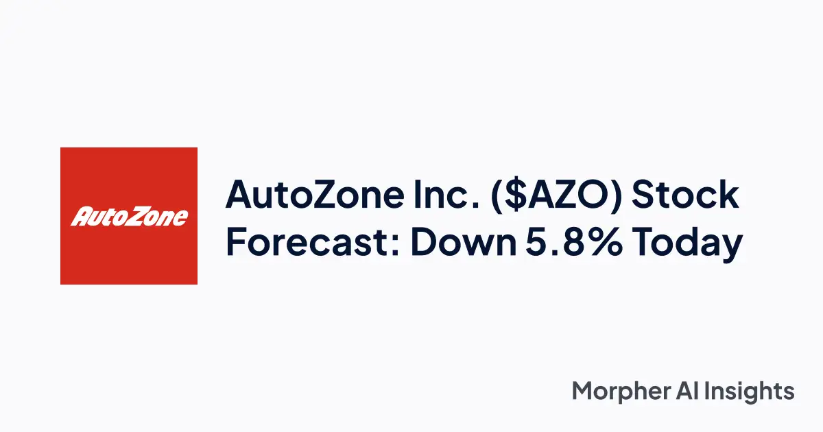 AutoZone Inc. ($AZO) Stock Forecast