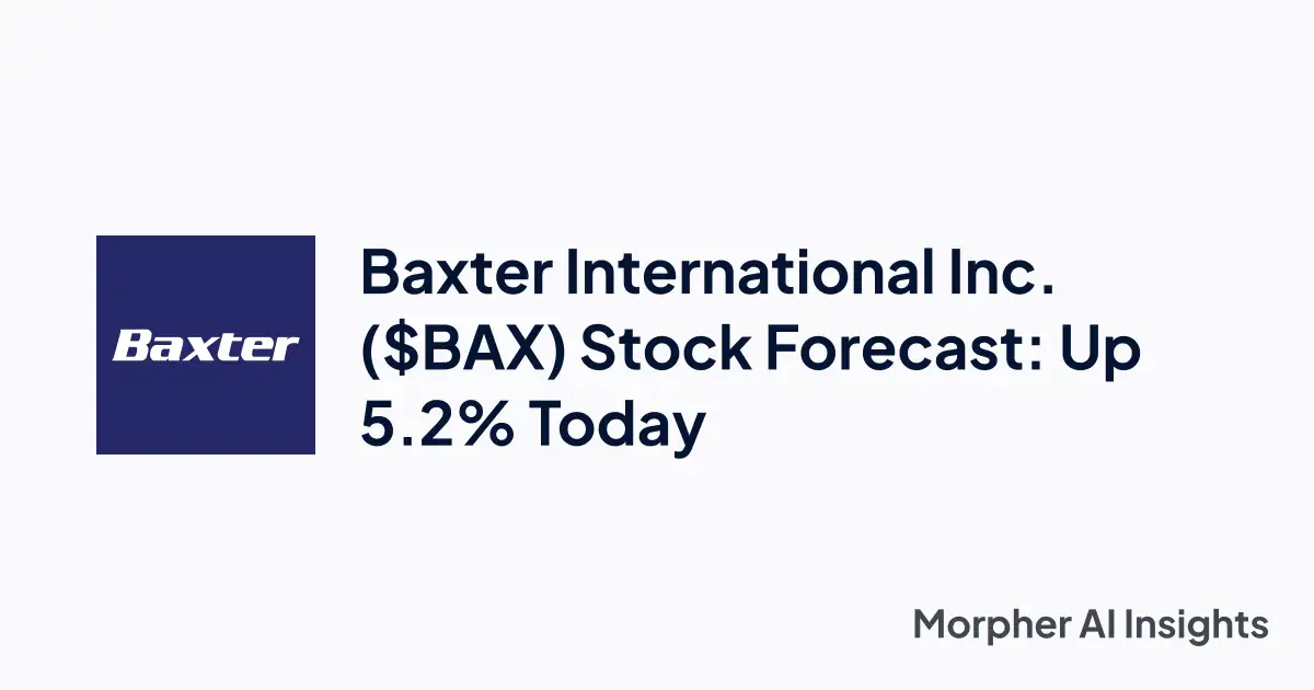 Baxter International Inc. ($BAX) Stock Forecast
