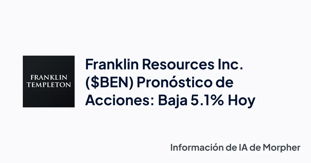 Franklin Resources Inc. ($BEN) Stock Forecast
