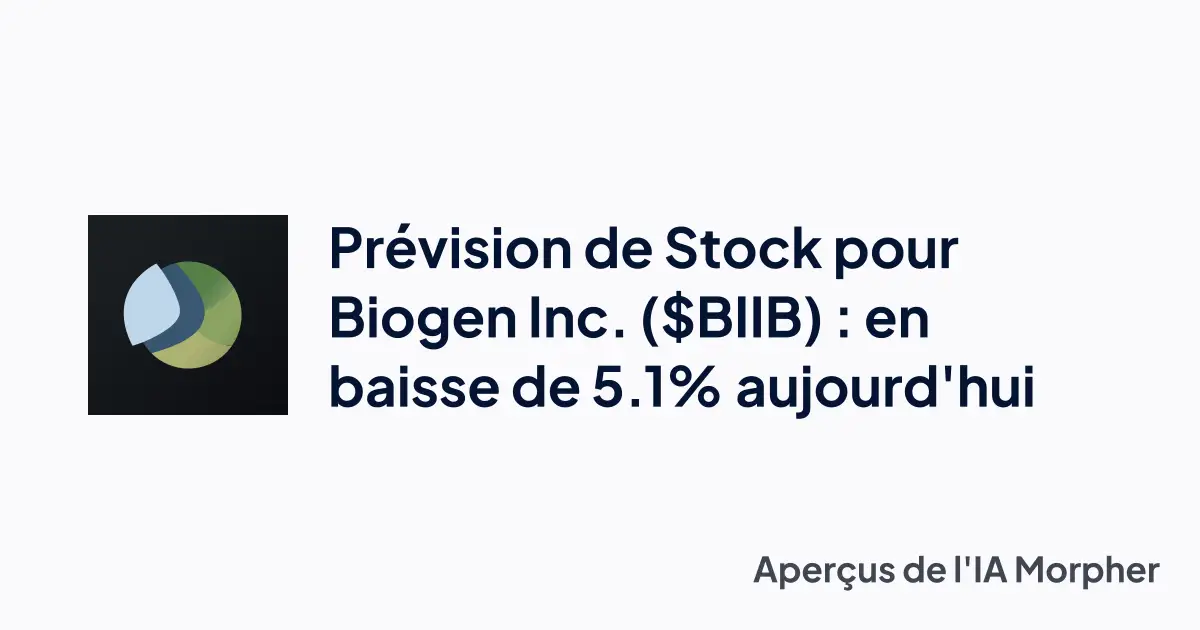 Biogen Inc. ($BIIB) Stock Forecast