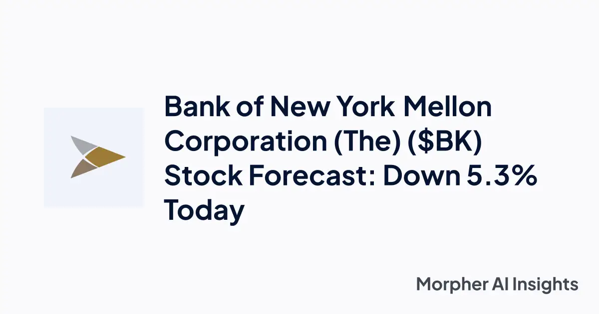 Bank of New York Mellon Corporation (The) ($BK) Stock Forecast
