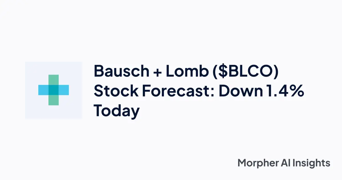 Bausch + Lomb ($BLCO) Stock Forecast
