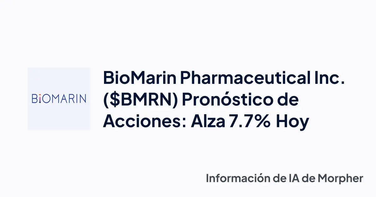 BioMarin Pharmaceutical Inc. ($BMRN) Stock Forecast