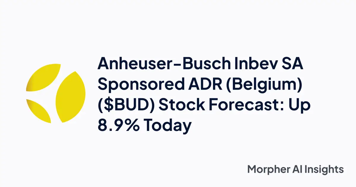 Anheuser-Busch Inbev SA Sponsored ADR (Belgium) ($BUD) Stock Forecast