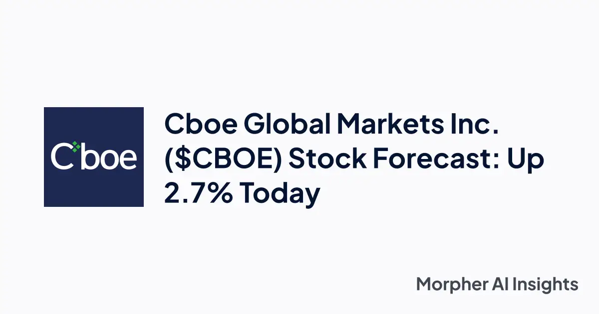 Cboe Global Markets Inc. ($CBOE) Stock Forecast