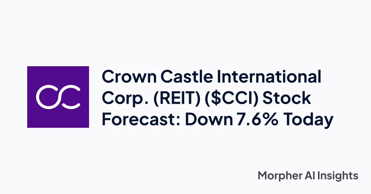 Crown Castle International Corp. (REIT) ($CCI) Stock Forecast