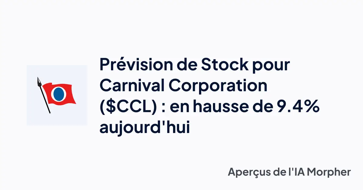Carnival Corporation ($CCL) Stock Forecast