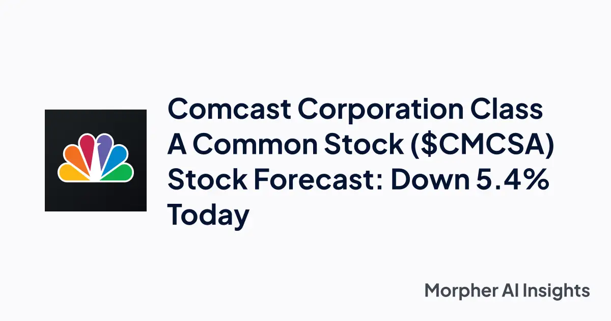 Comcast Corporation Class A Common Stock ($CMCSA) Stock Forecast