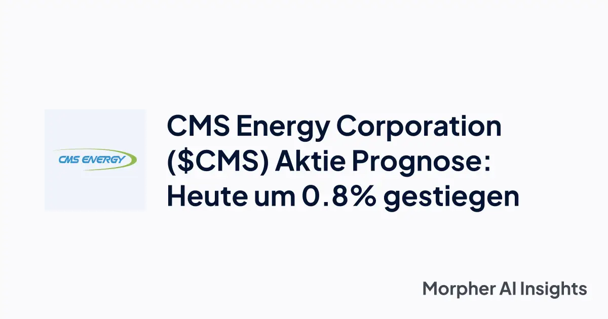 CMS Energy Corporation ($CMS) Stock Forecast