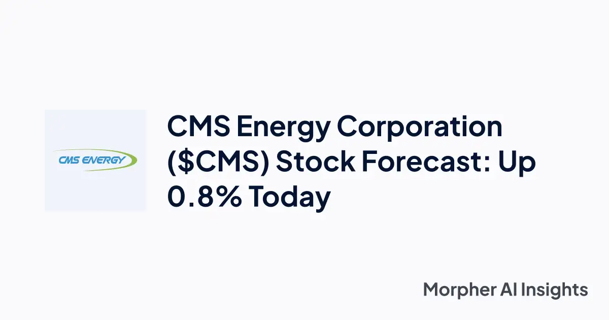 CMS Energy Corporation ($CMS) Stock Forecast