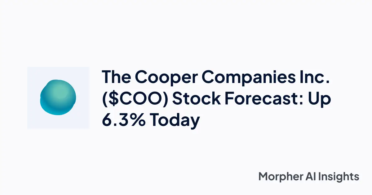 The Cooper Companies Inc. ($COO) Stock Forecast