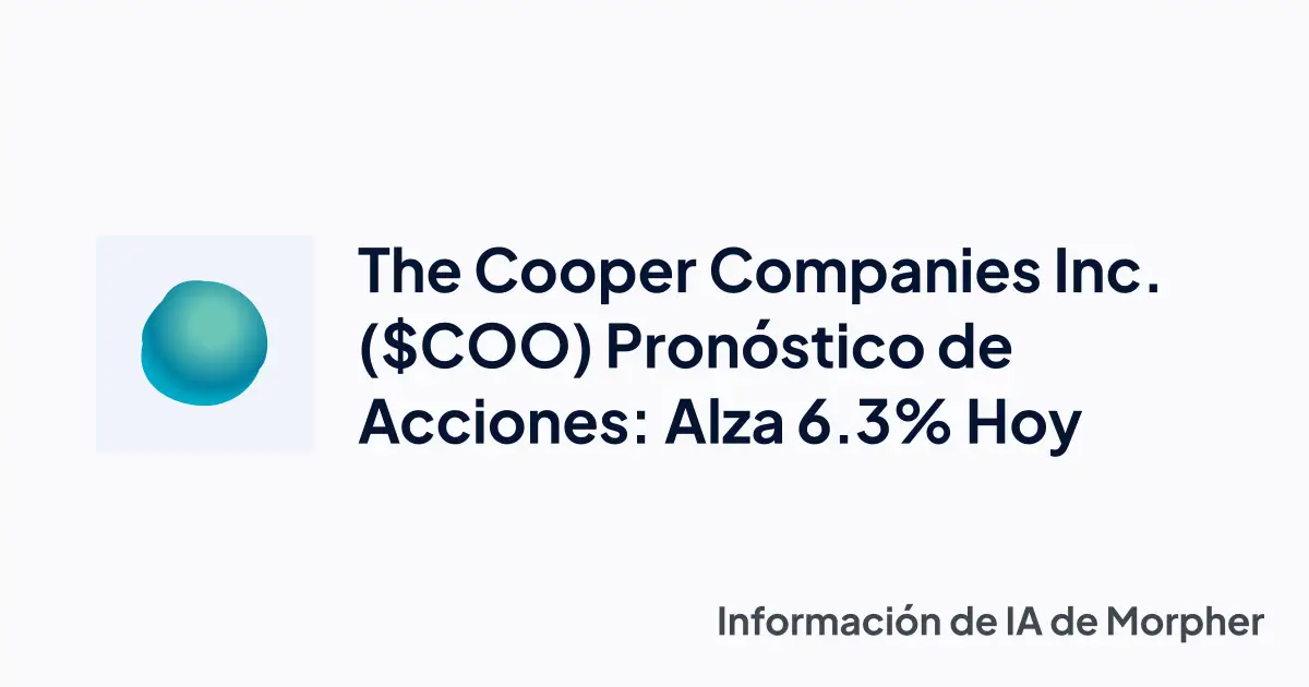 The Cooper Companies Inc. ($COO) Stock Forecast