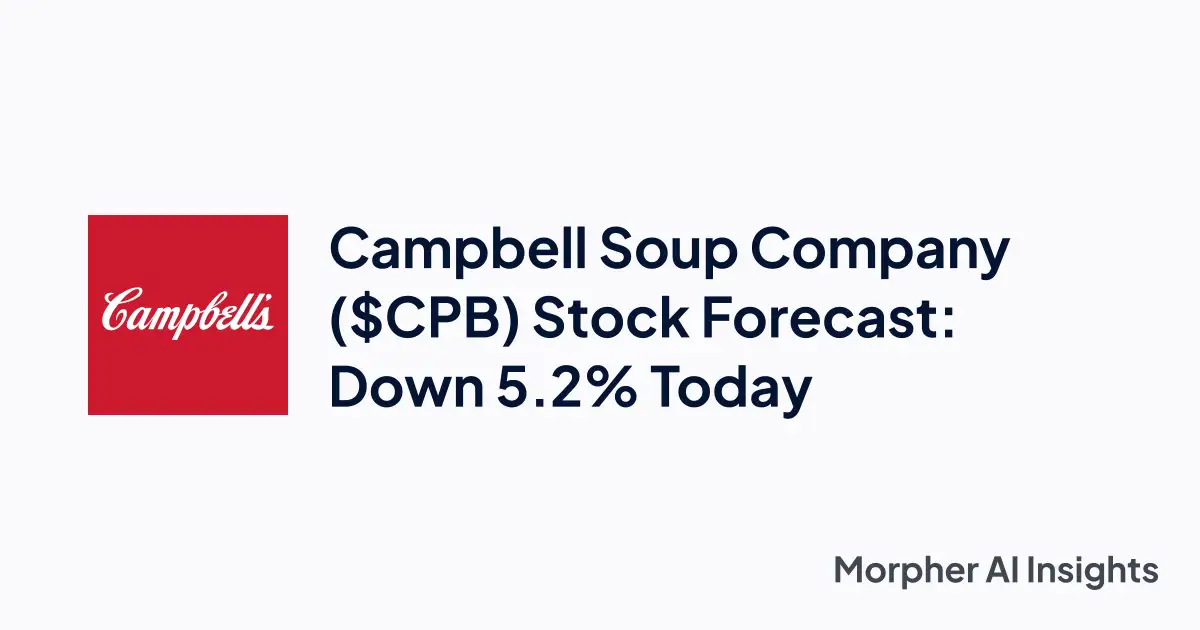 Campbell Soup Company ($CPB) Stock Forecast