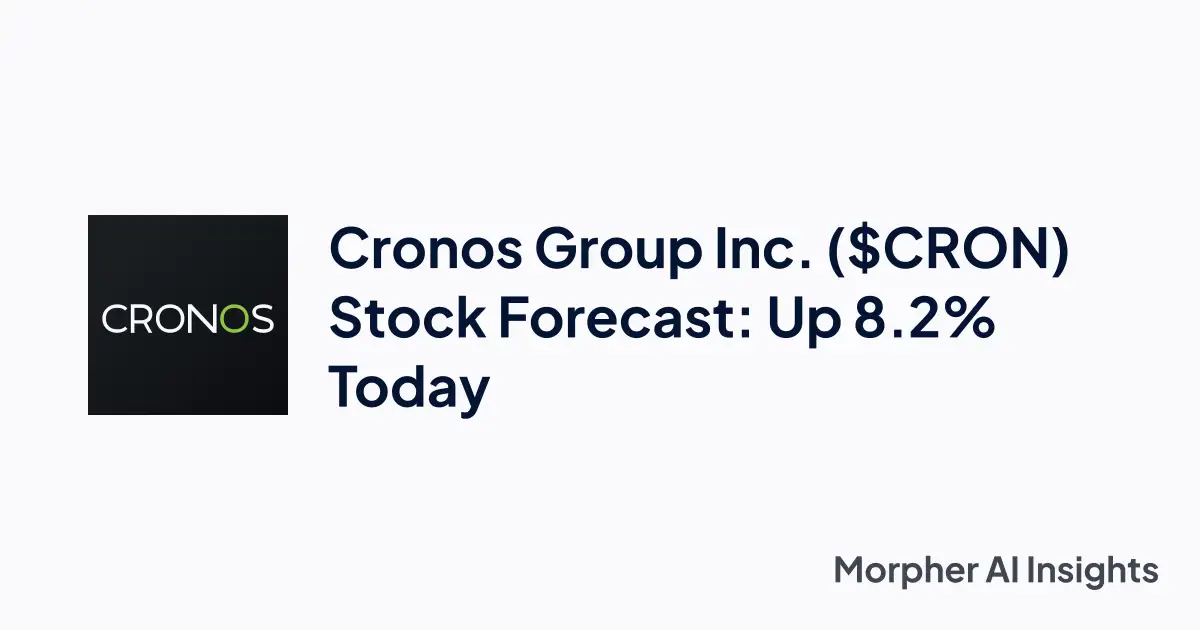 Cronos Group Inc. ($CRON) Stock Forecast