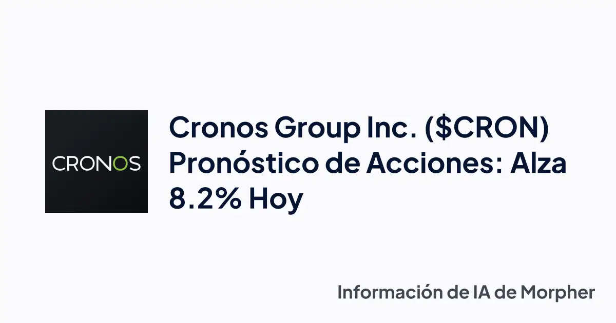 Cronos Group Inc. ($CRON) Stock Forecast
