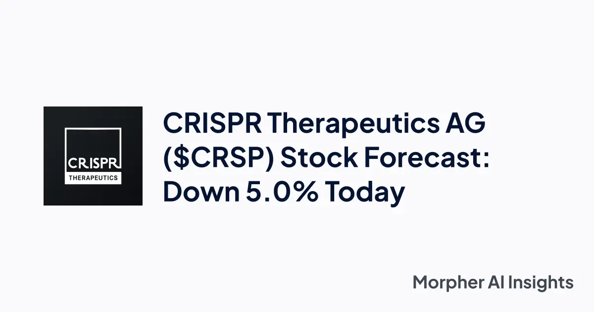CRISPR Therapeutics AG ($CRSP) Stock Forecast