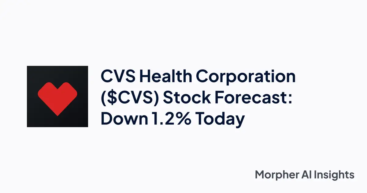 CVS Health Corporation ($CVS) Stock Forecast