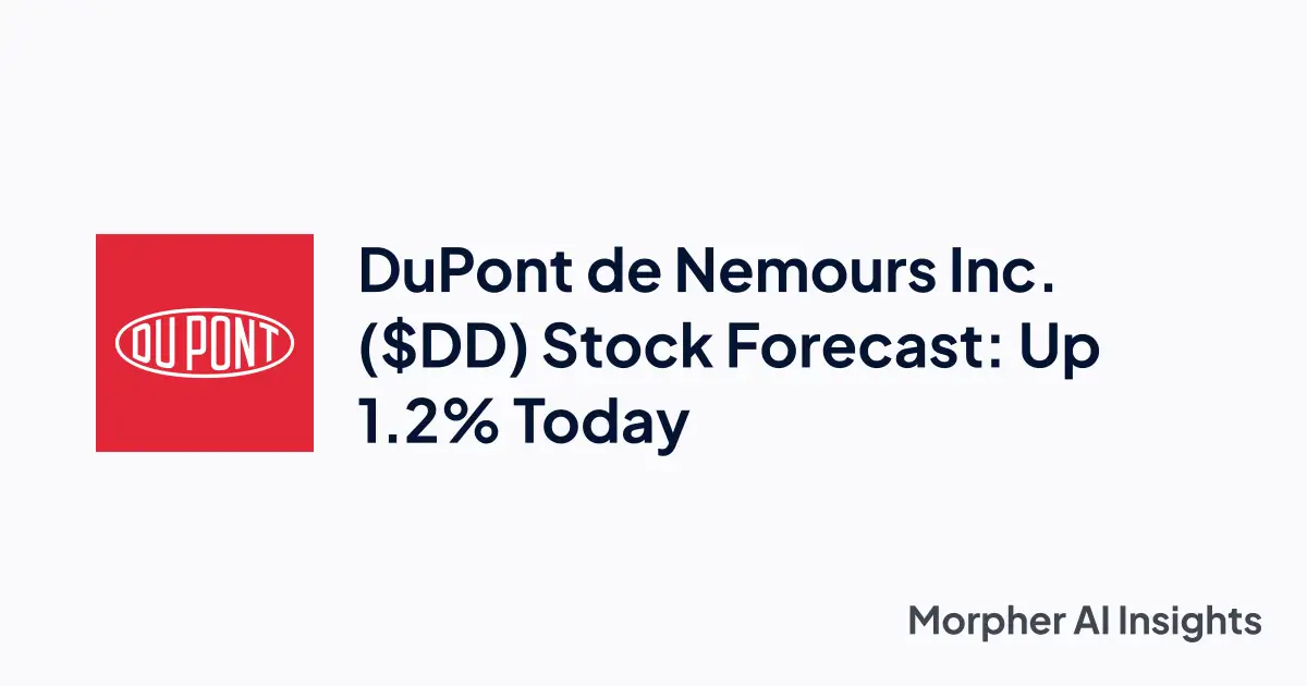 DuPont de Nemours Inc. ($DD) Stock Forecast