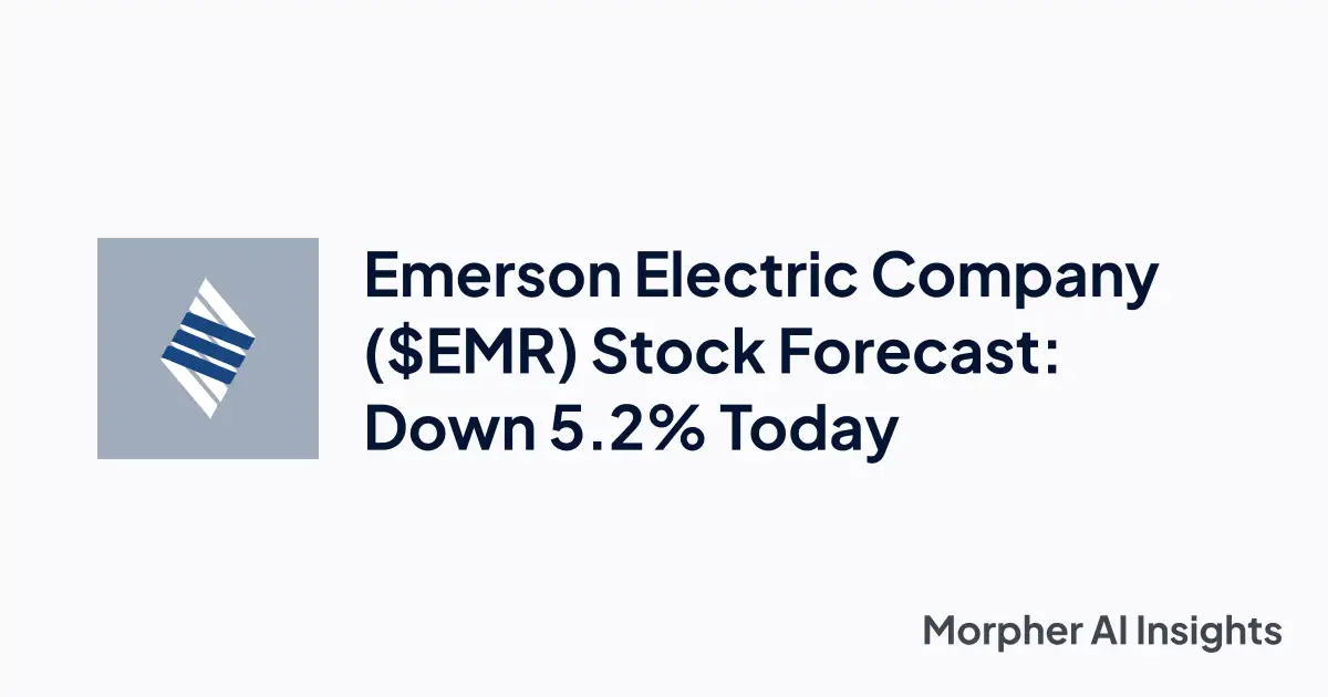 Emerson Electric Company ($EMR) Stock Forecast