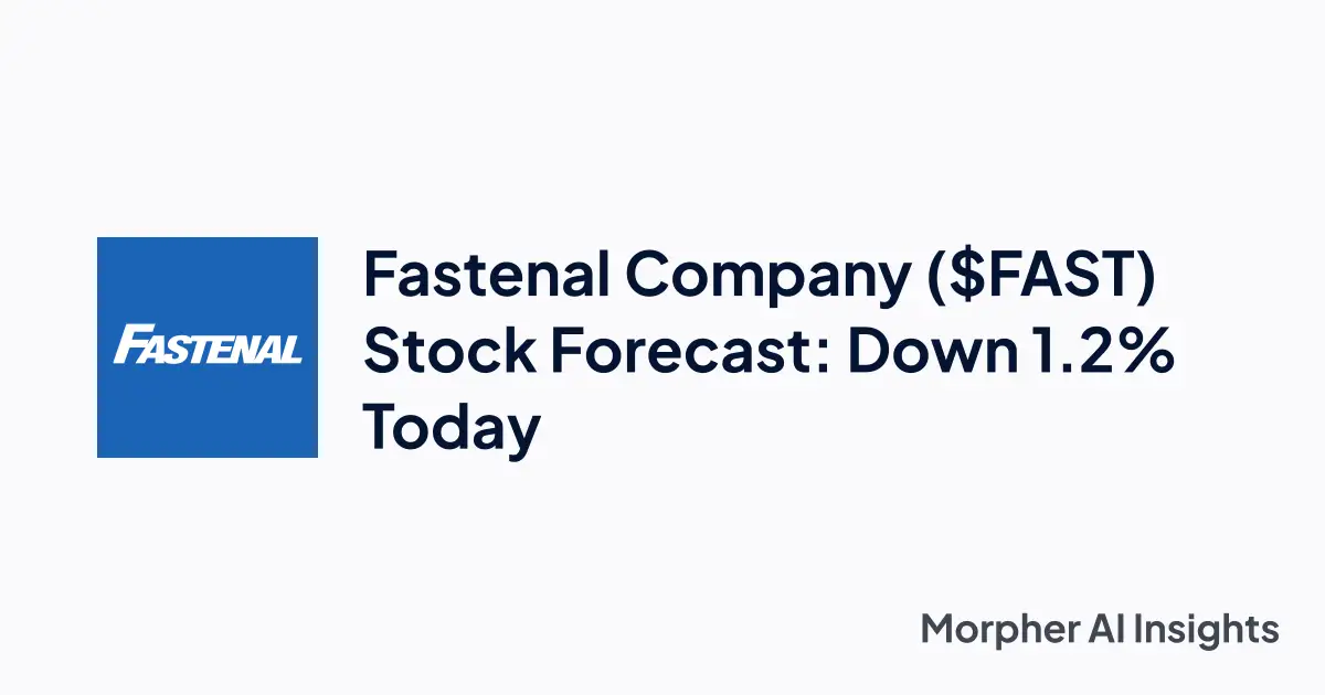 Fastenal Company ($FAST) Stock Forecast