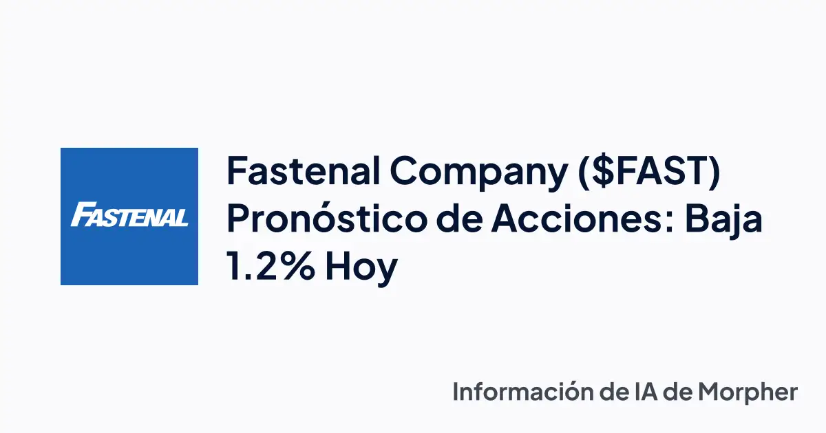 Fastenal Company ($FAST) Stock Forecast