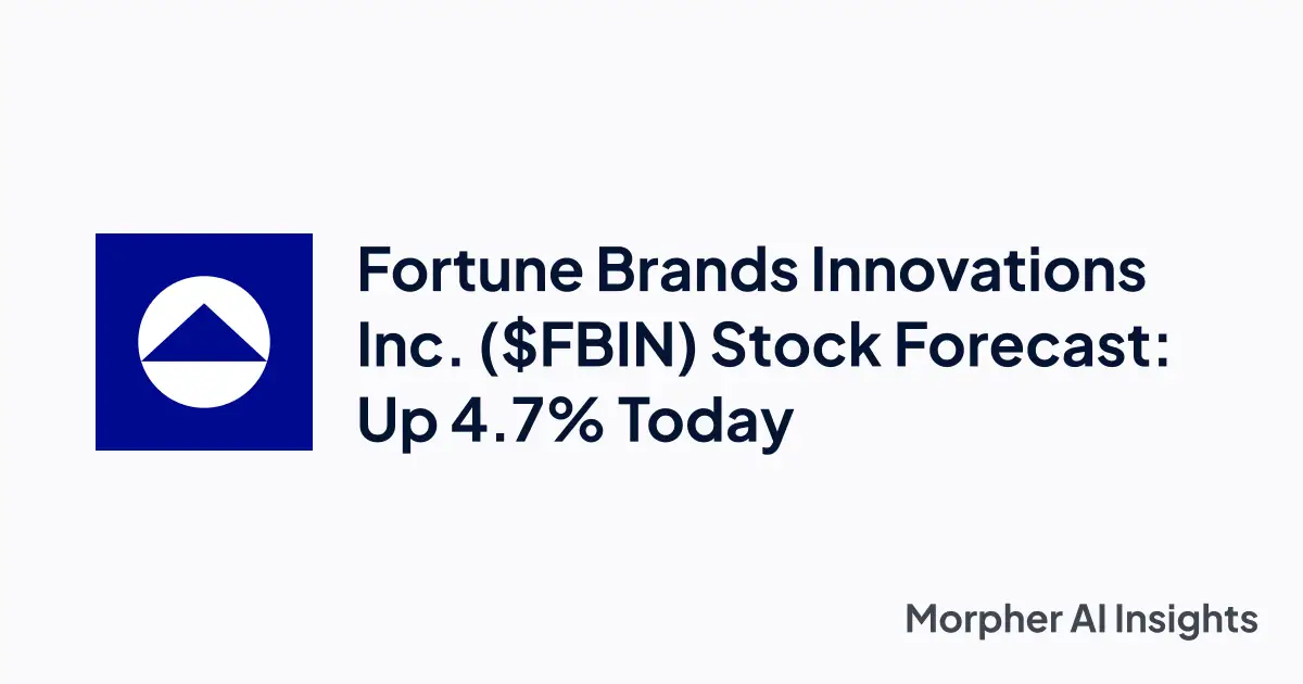 Fortune Brands Innovations Inc. ($FBIN) Stock Forecast
