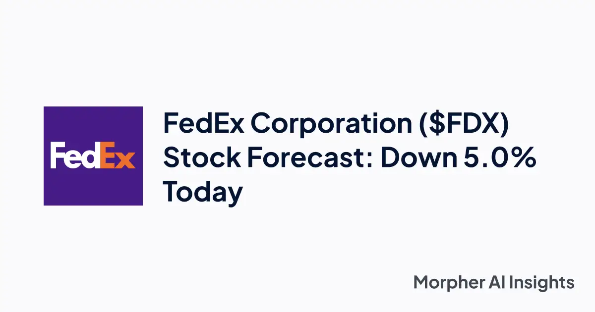 FedEx Corporation ($FDX) Stock Forecast
