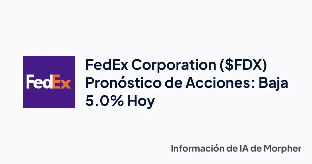 FedEx Corporation ($FDX) Stock Forecast