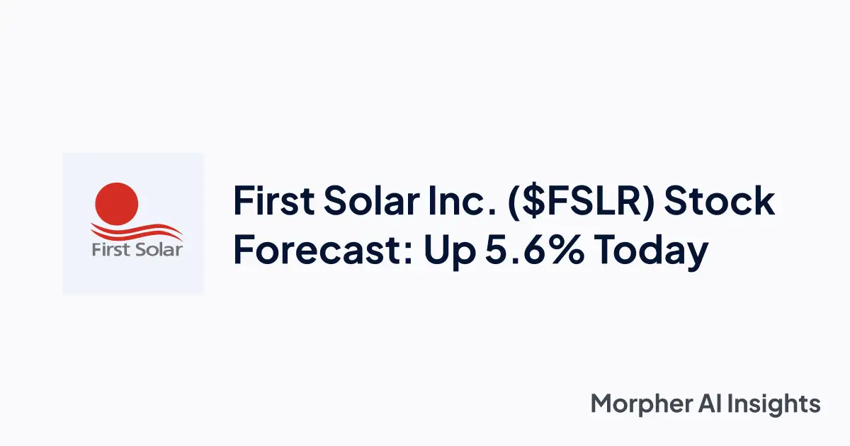 First Solar Inc. ($FSLR) Stock Forecast