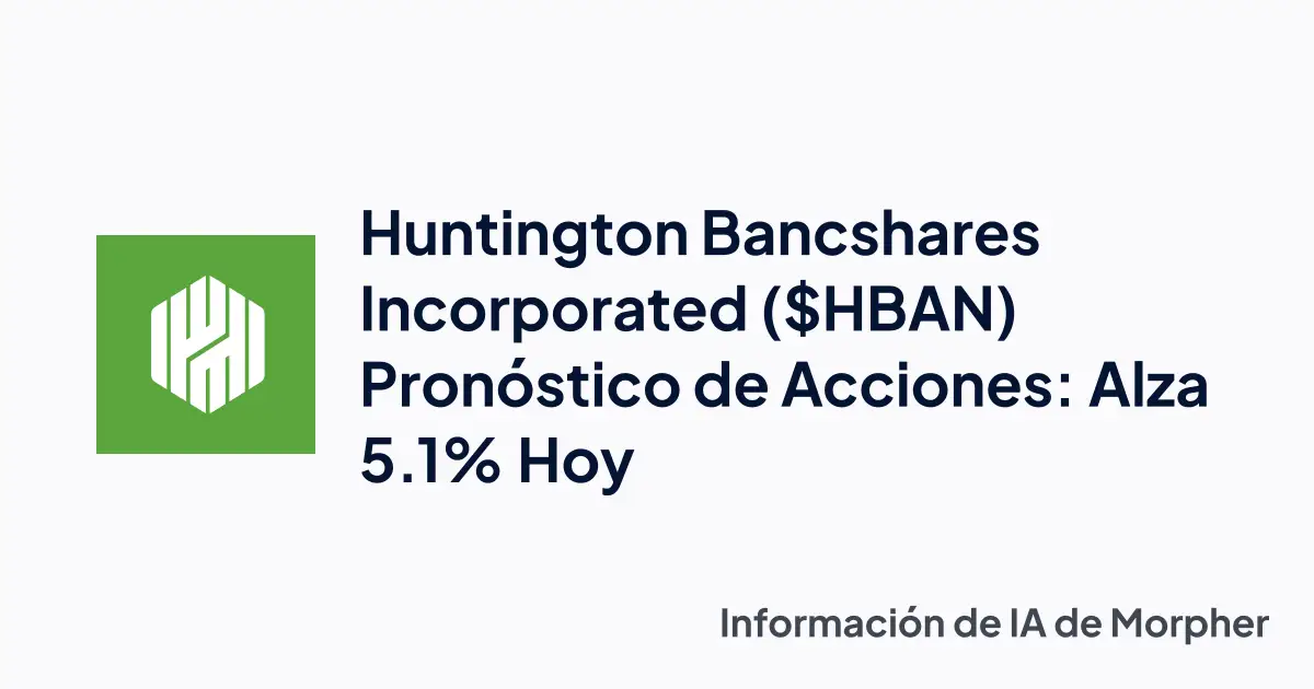 Huntington Bancshares Incorporated ($HBAN) Stock Forecast