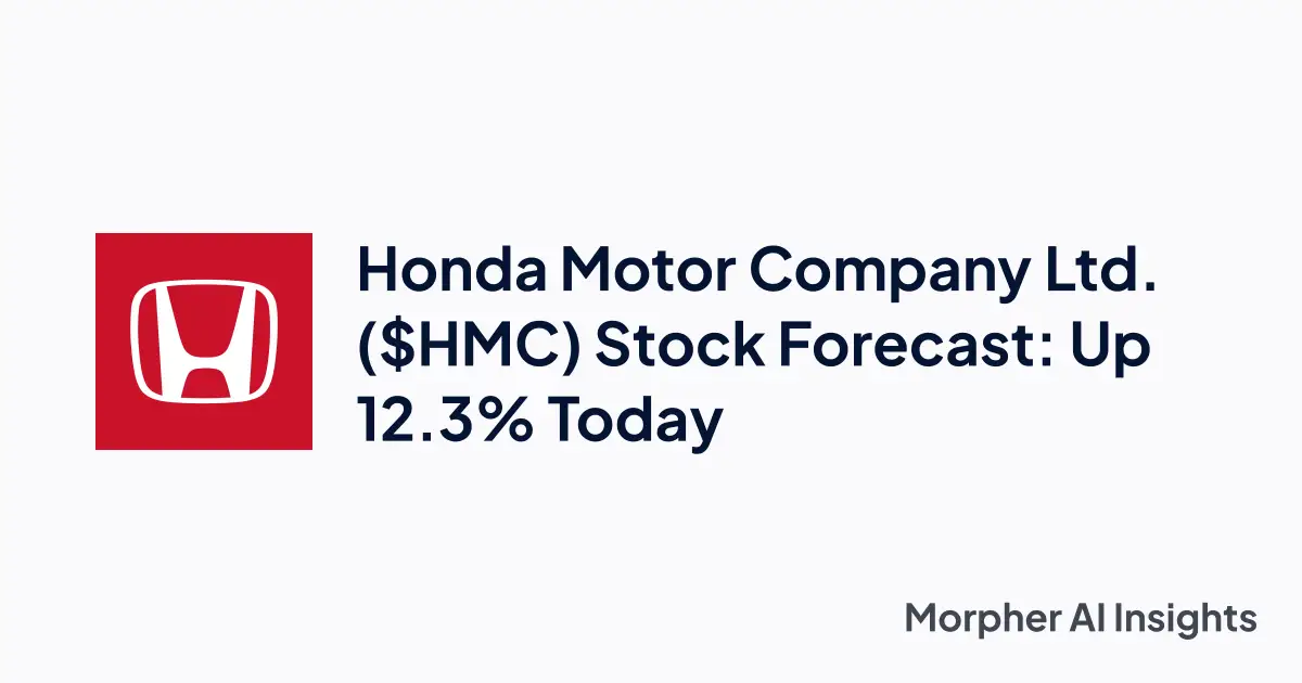 Honda Motor Company Ltd. ($HMC) Stock Forecast