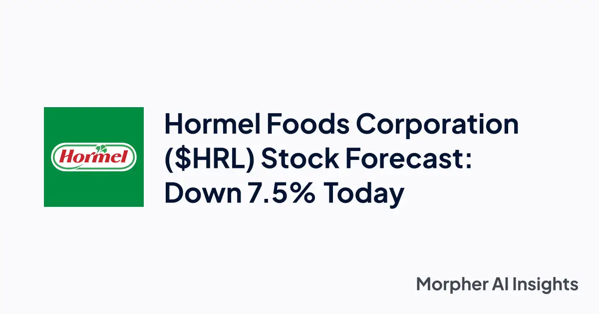 Hormel Foods Corporation ($HRL) Stock Forecast