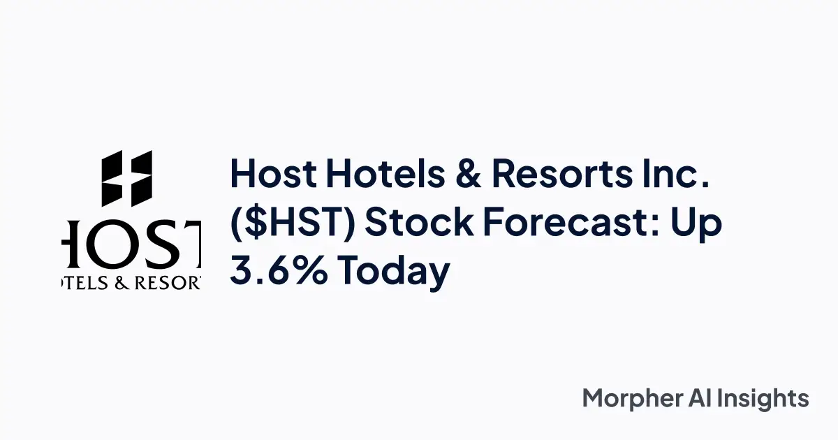 Host Hotels & Resorts Inc. ($HST) Stock Forecast